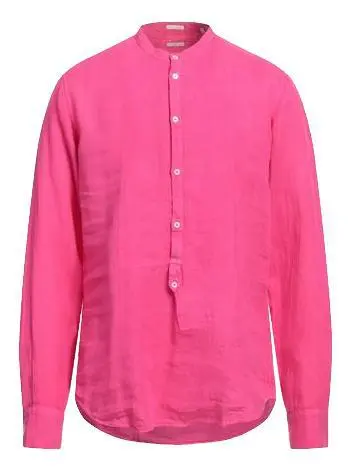 Massimo Alba Shirt Fuchsia Size Linen - Pink