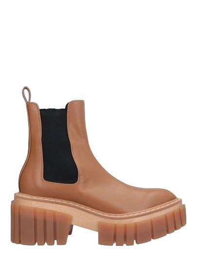 Stella McCartney Textile Fibers Ankle Boots - Camel