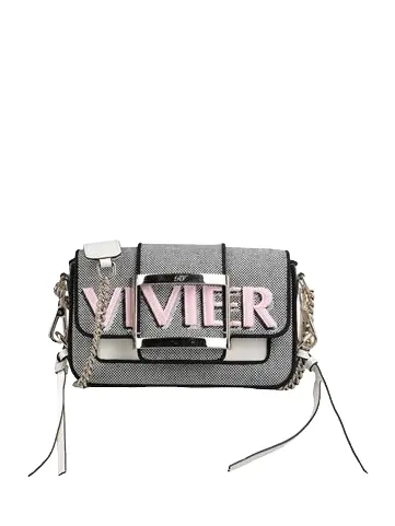 ROGER VIVIER Crossbody Flap Bag - White
