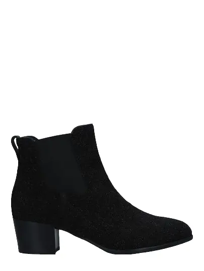 Hogan Soft Leather Ankle Boots - Black
