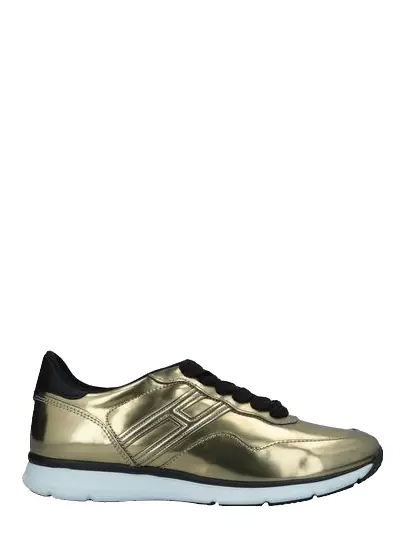 Hogan Leather Low-top Sneakers - Gold