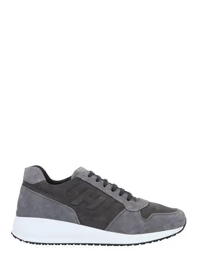 Hogan Soft Leather Sneakers - Grey