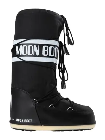 Moon Boot Nylon Boots With Logo - Black