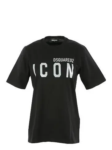 Dsquared2 Logo-print Cotton T-shirt - Black