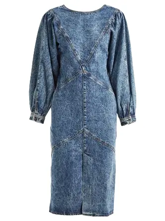 Isabel Marant Denim Midi Dress - Blue