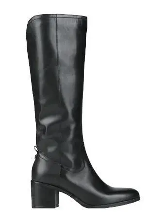 Geox Soft Leather Tall Boots - Black