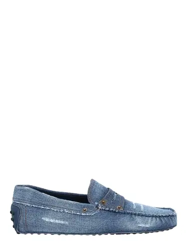 TOD'S Textile Loafers - Blue