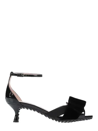 TOD'S Ankle Strap Sandals - Black