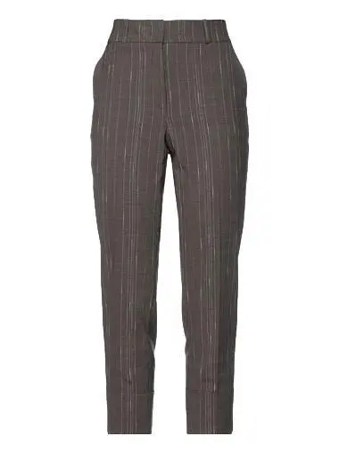 Peserico Tapered Striped Pants - Brown