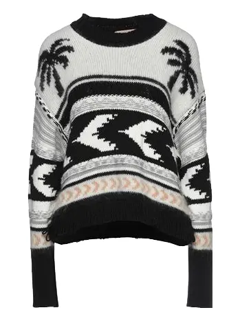 TWINSET Jacquard Knit Sweater - Black
