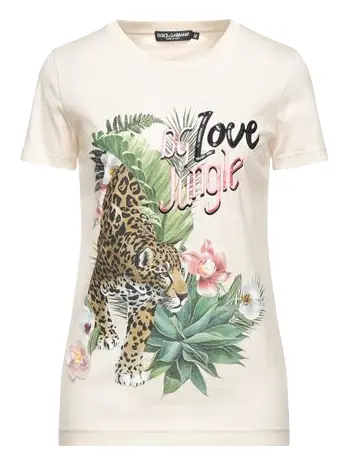 Dolce & Gabbana Printed T-shirt - Beige