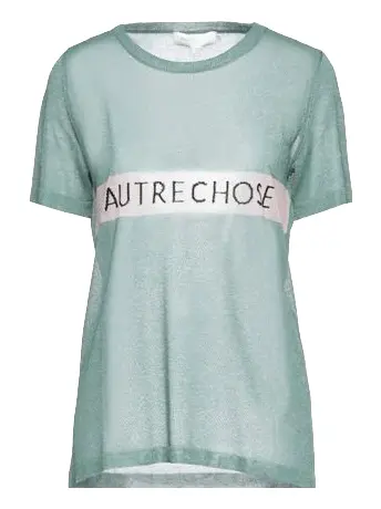 L' AUTRE CHOSE Sweater With Logo - Green