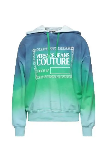 Versace Cotton-elastane Fleece Sweatshirt - Blue