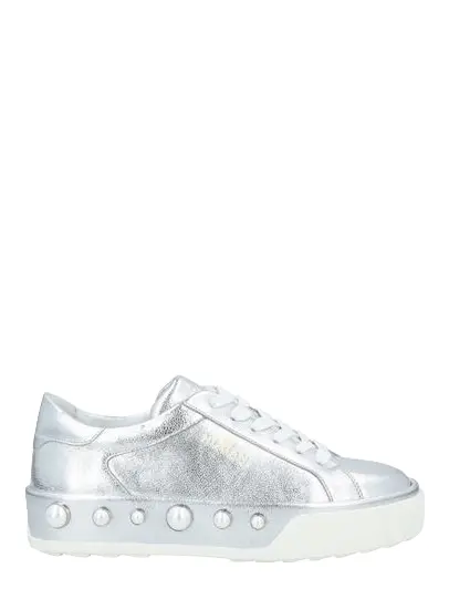 Hogan Low-top Leather Sneakers - Silver