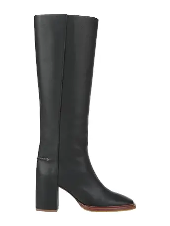Chloé Leather Knee High Boots - Black