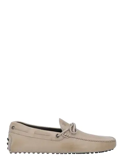 TOD'S Loafers In Soft Leather - Beige