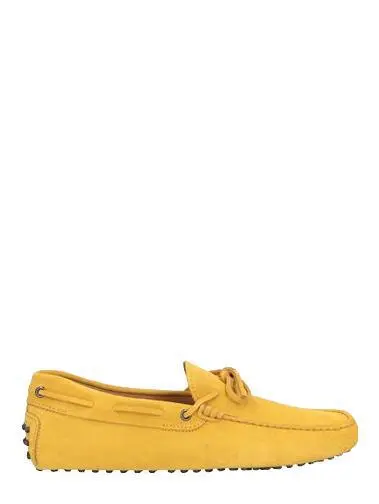 TOD'S Leather Loafers - Yellow