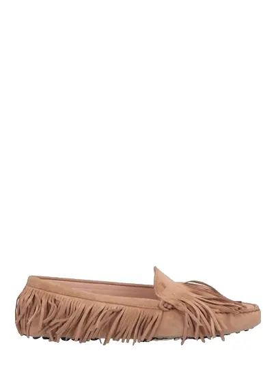 TOD'S Leather Loafers - Beige
