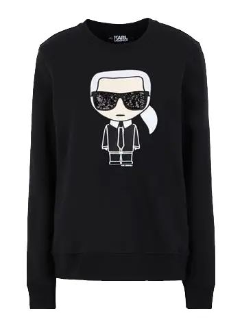 Karl Lagerfeld Ikonik Sweatshirt - Black