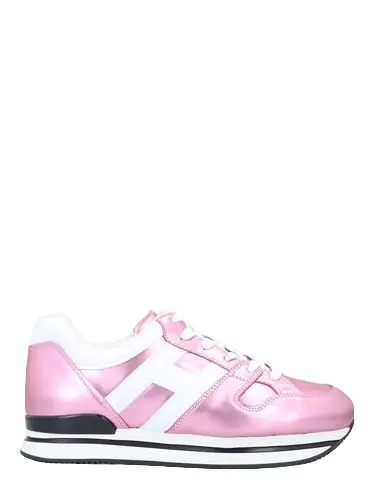 Hogan Leather Low-top Sneakers - Pink
