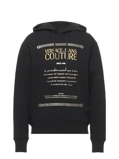 Versace Cotton Fleece Sweatshirt - Black