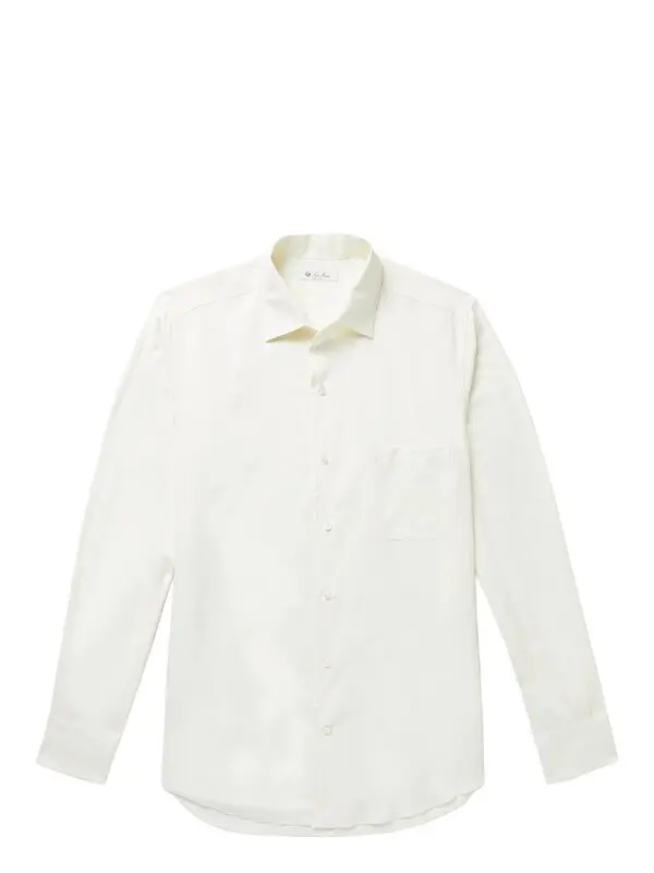 Loro Piana André Silk Shirt - Neutrals