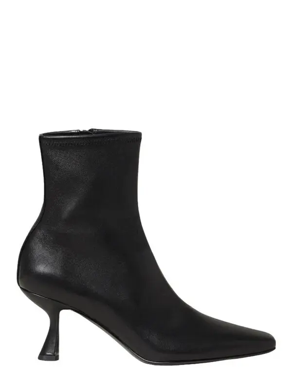 LOEFFLER RANDALL Thandy Leather Ankle Boots - Black