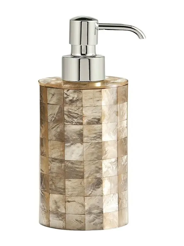 LABRAZEL Capiz Champagne Pump Dispenser - Champagne/chrome