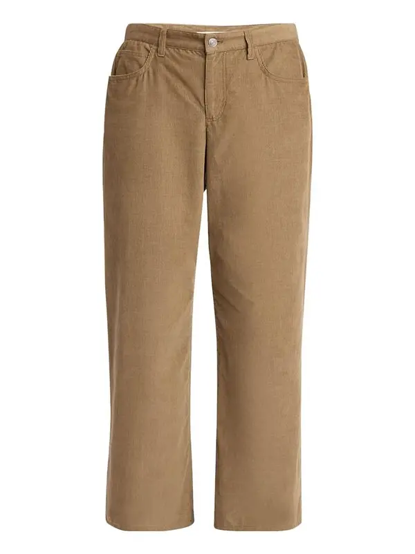 THE ROW Eglitta Corduroy Wide-leg Pants - Beige
