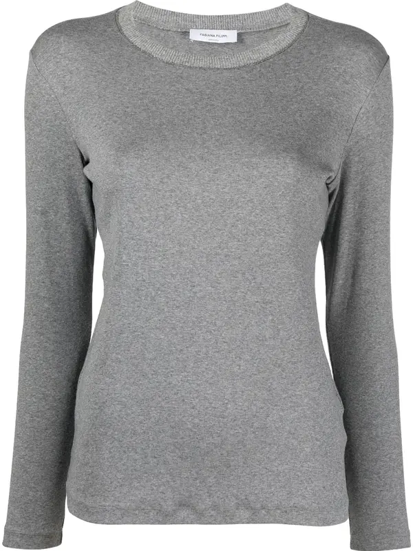 Fabiana Filippi Fine-knit Jumper - Grey