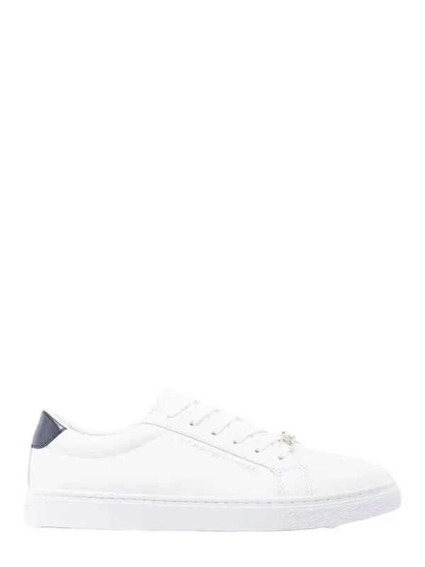 Tommy Hilfiger Logo-plaque Detail Sneakers - White