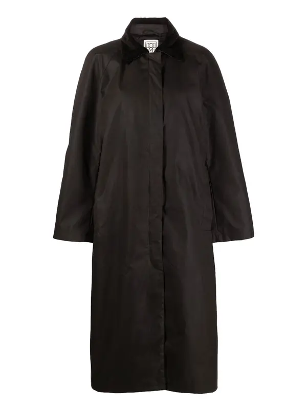 TOTEME Country Cotton Coat - Black