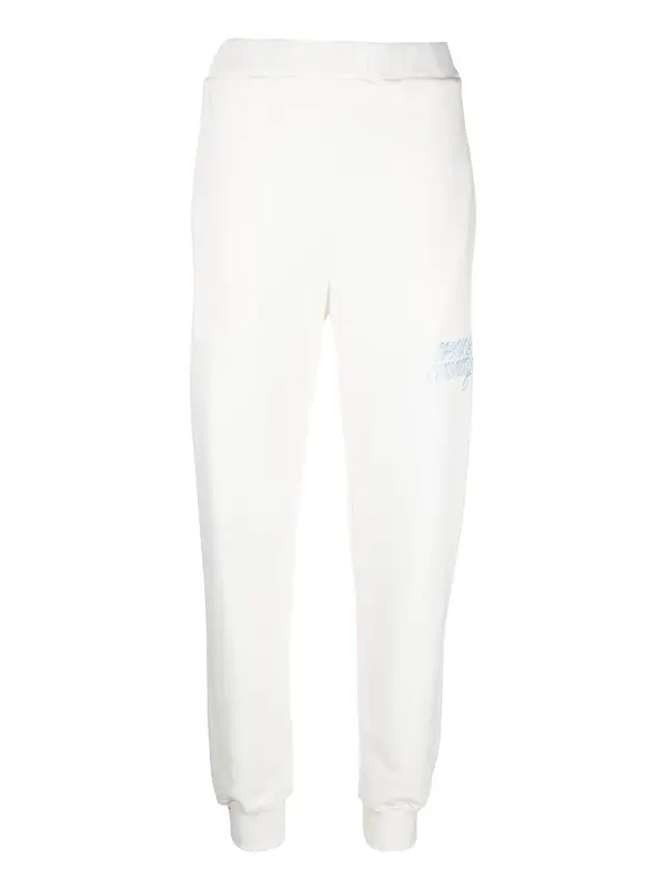 Opening Ceremony Embroidered Logo Track Pants - White