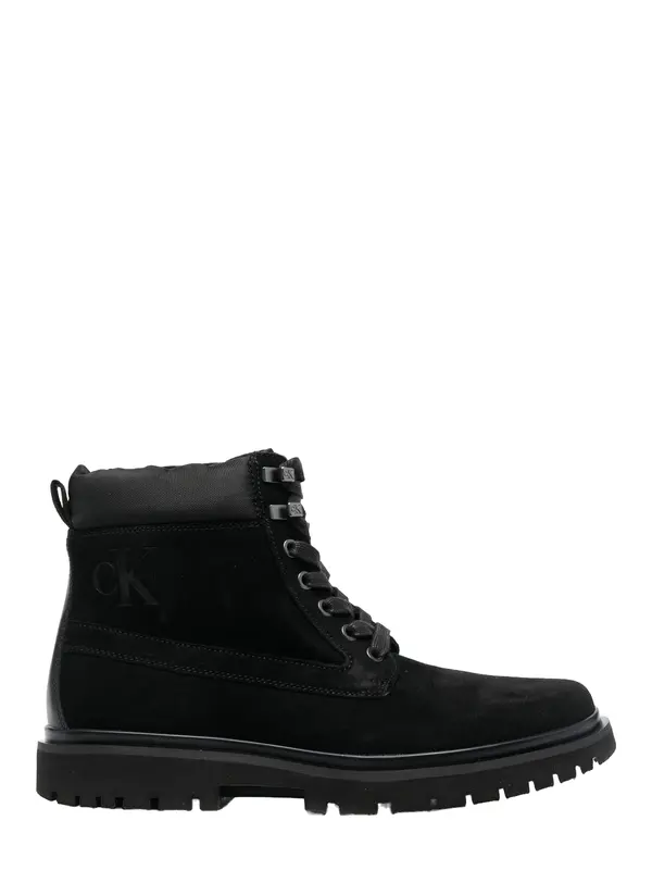 Calvin Klein Lug Lace-up Hiking Boots - Black