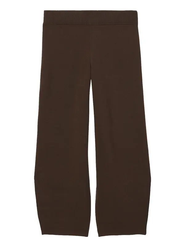 Proenza Schouler White Label Straight-leg Knitted Trousers - Brown