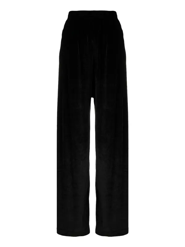 Balenciaga Baggy Wide-leg Track Pants - Black