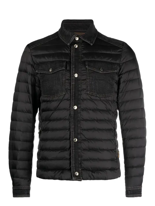 MOORER Mougi Quilted Down Jacket - Black
