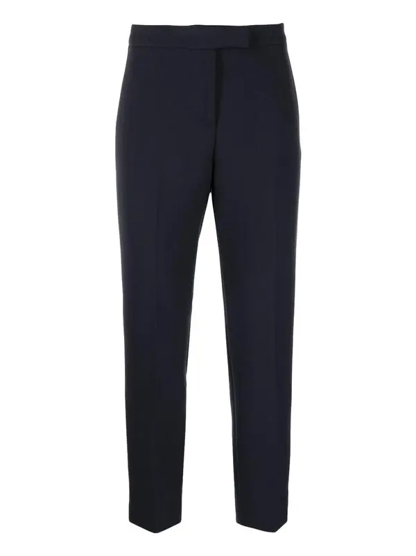 Peserico Mid-rise Slim-cut Trousers - Blue