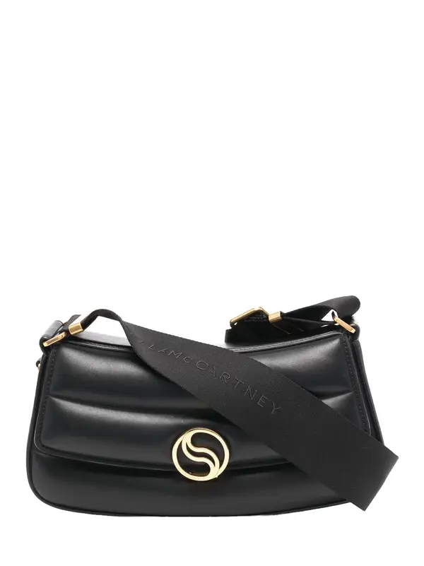 Stella McCartney S-wave Shoulder Bag - Black