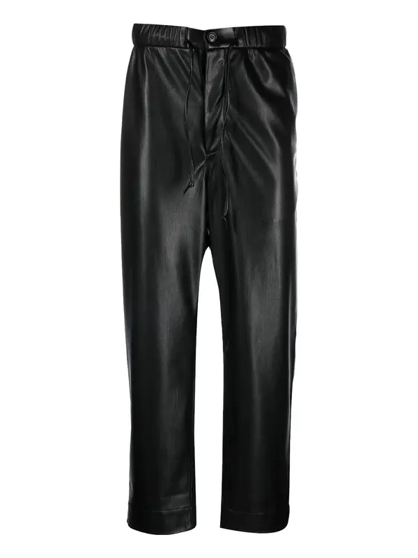 Nanushka Maven Straight-leg Trousers - Black