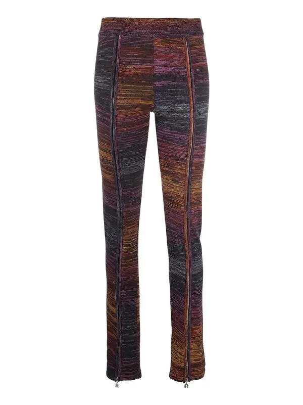 ROTATE BY BIRGER CHRISTENSEN Space Dyed Knit Trousers - Orange