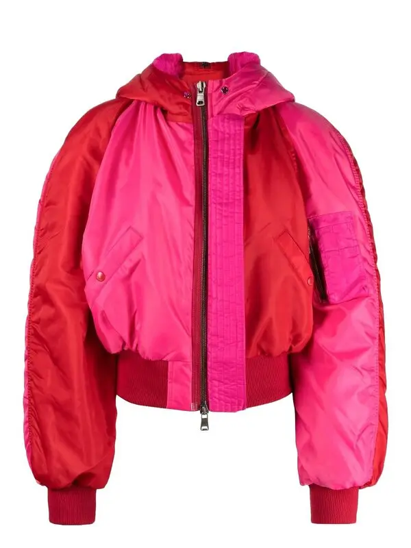 Andersson Bell Kamila Colour-block Bomber Jacket - Pink