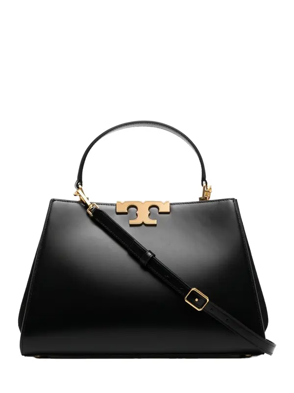 Tory Burch Eleanor Leather Satchel - Black