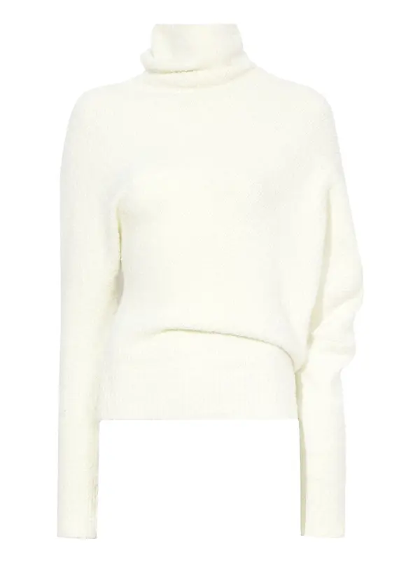 Proenza Schouler Fuzzy Boucle Sweater - White