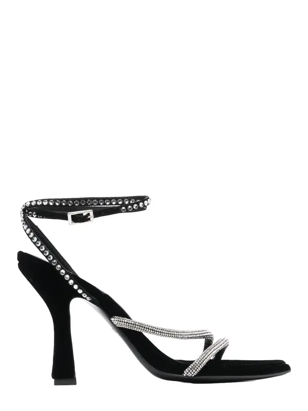 3JUIN Crystal-embellished Sandals - Black