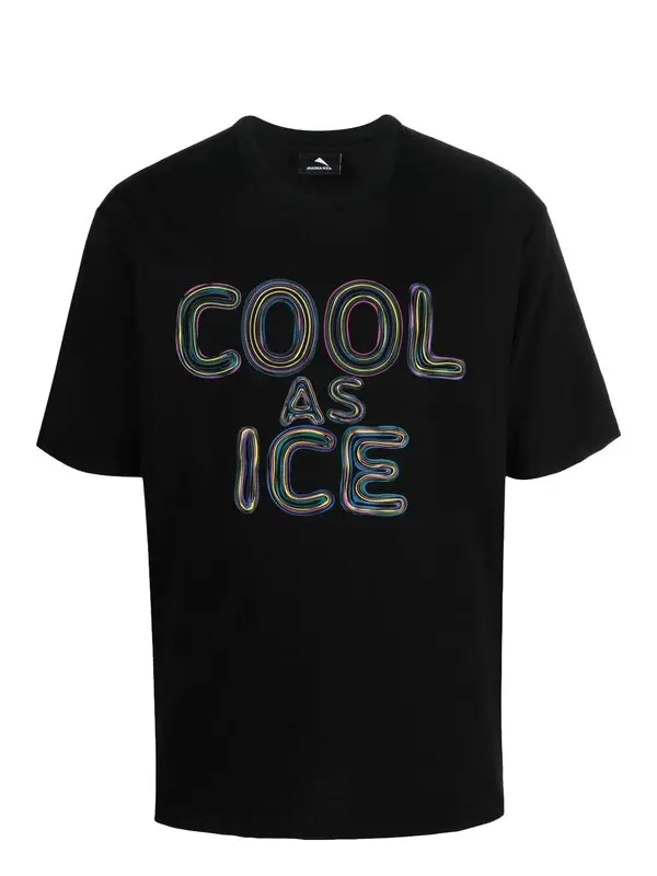 MAUNA KEA Cool As Ice Cotton T-shirt - Black