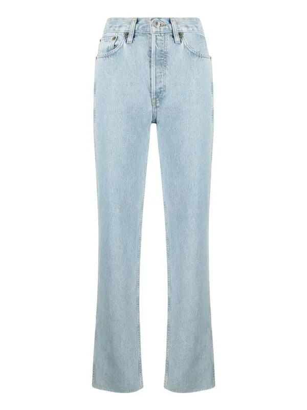 RE/DONE 90s High-rise Straight Jeans - Blue