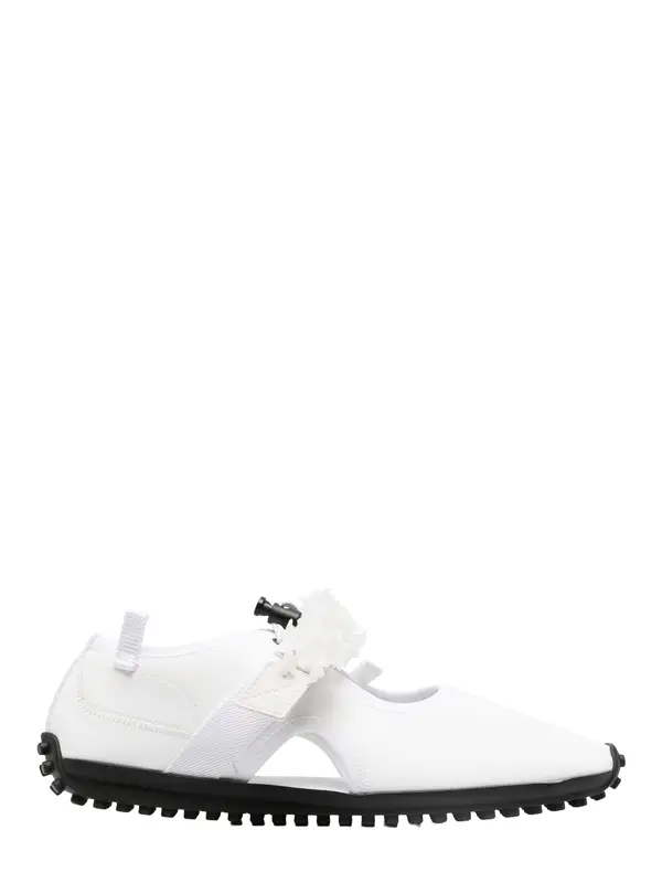 Cecilie Bahnsen Sara Cut-out Detail Sneakers - White