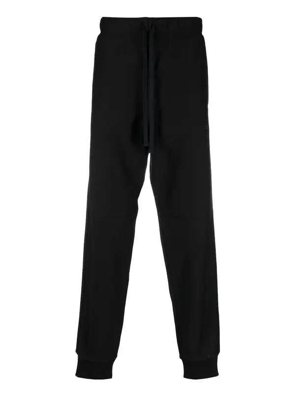 Carhartt Work In Progress Drawstring-waist Cotton-blend Trackpants - Black