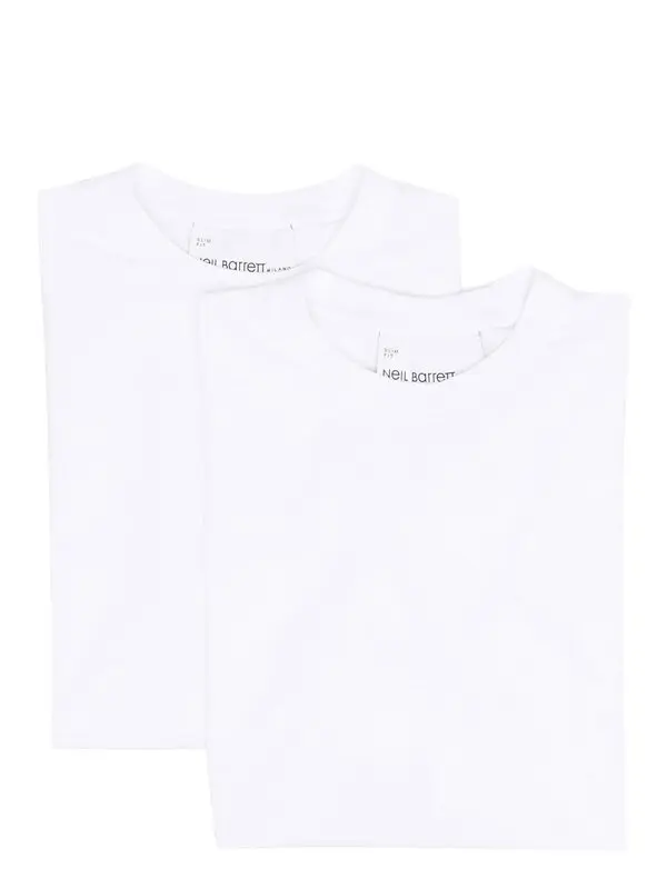 Neil Barrett Short-sleeve Cotton T-shirt - White